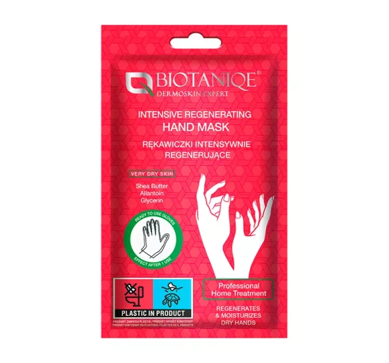 biotaniqe hand mask rękawiczki intensywnie regenerujące 2x15ml- ezebra.pl