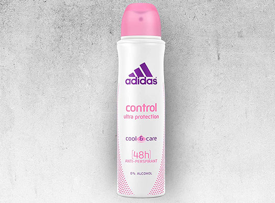 adidas control ultra protection cool and care antitranspirant spray ...