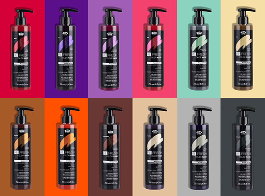 lisap milano refresh color mask färbende haarmaske violet 250ml violet ...