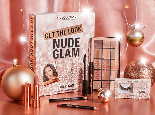 makeup revolution get the look nude glam set get the look nude glam ...