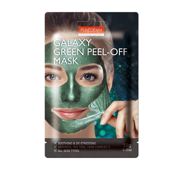 Purederm galaxy zielona maska peel-off 10g - eZebra.pl