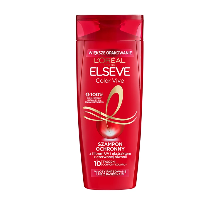 LOREAL ELSEVE COLOR VIVE SZAMPON DO WŁOSÓW FARBOWANYCH 500ML - eZebra.pl