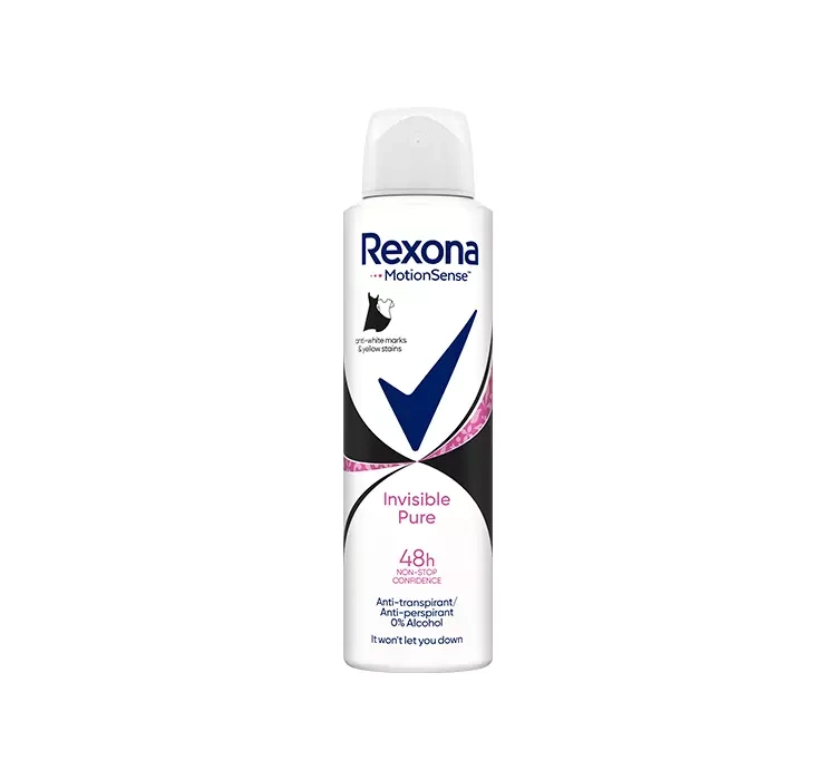 Rexona Invisible Pure antyperspirant w aerozolu dla kobiet 150ml ...