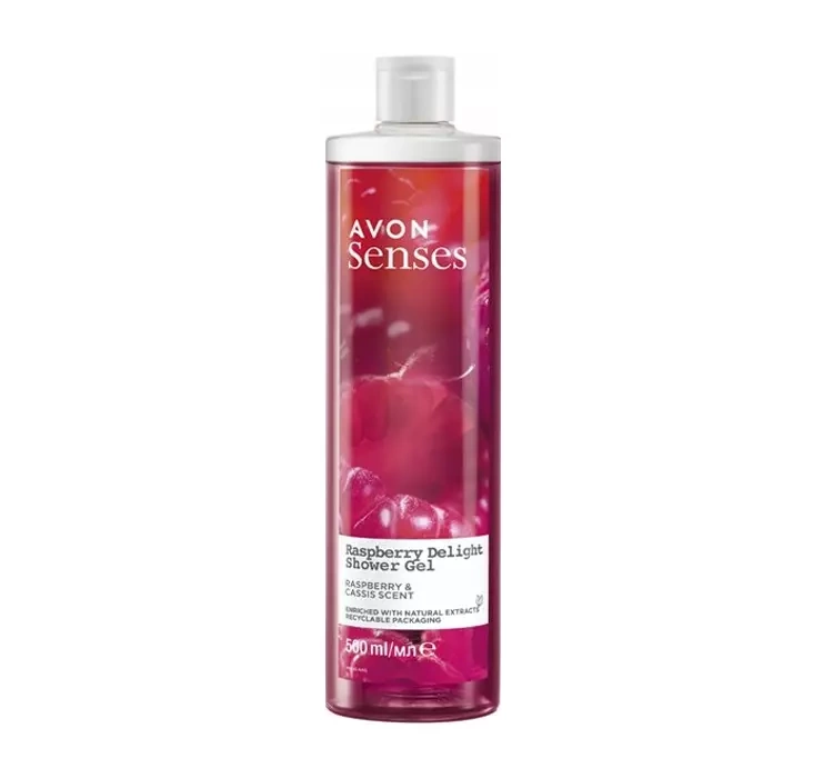 Kremowy żel pod prysznic Avon Senses Raspberry Delight - eZebra.pl