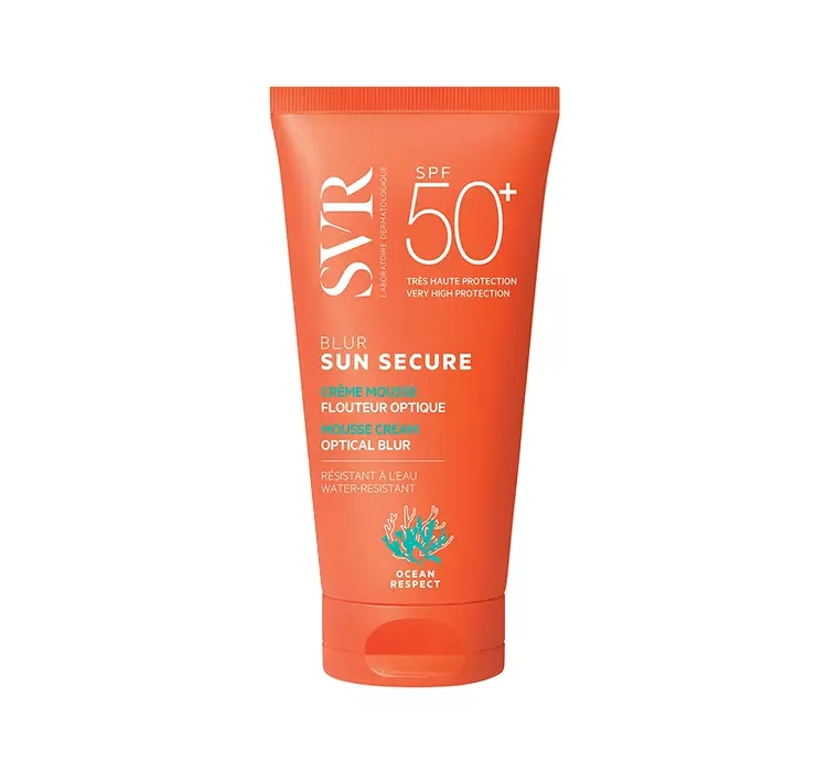 Delikatny krem ochronny do twarzy SPF50+ SVR Sun Secure Blur - eZebra.pl