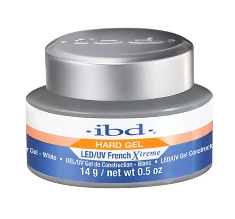 IBD HARD GEL FRENCH XTREME WHITE BIAŁY 14G - eZebra.pl