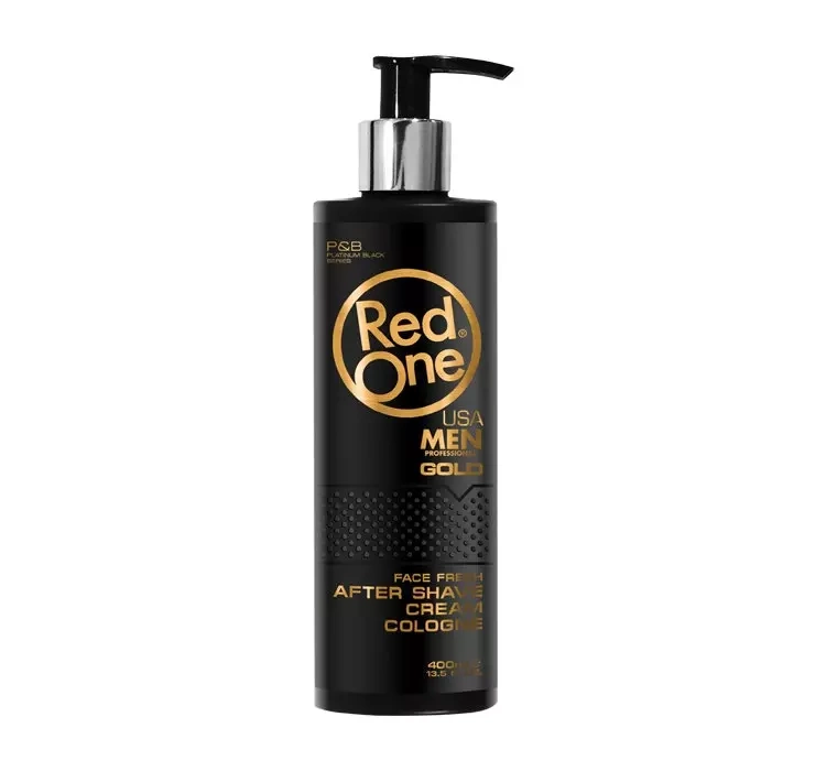 Red One Men Professional Gold woda kolońska po goleniu w kremie 400ml ...