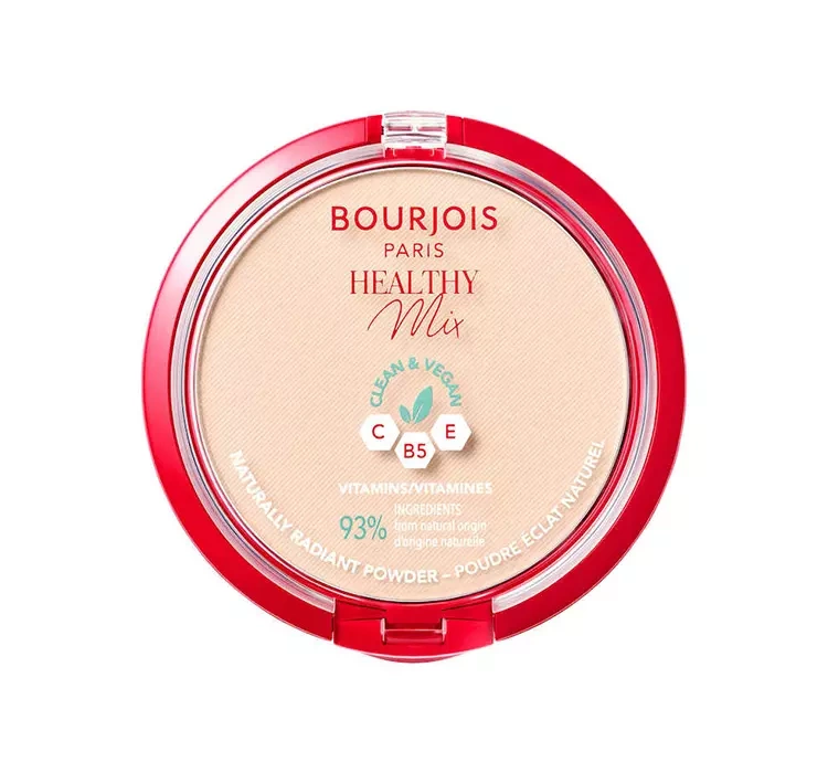 Puder do twarzy Bourjois Healthy Mix Clean 01 Ivory - eZebra.pl