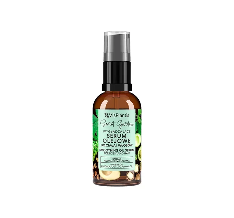 Vis Plantis Secret Garden wygładzające serum olejowe do ciała i włosów 30ml - eZebra.pl