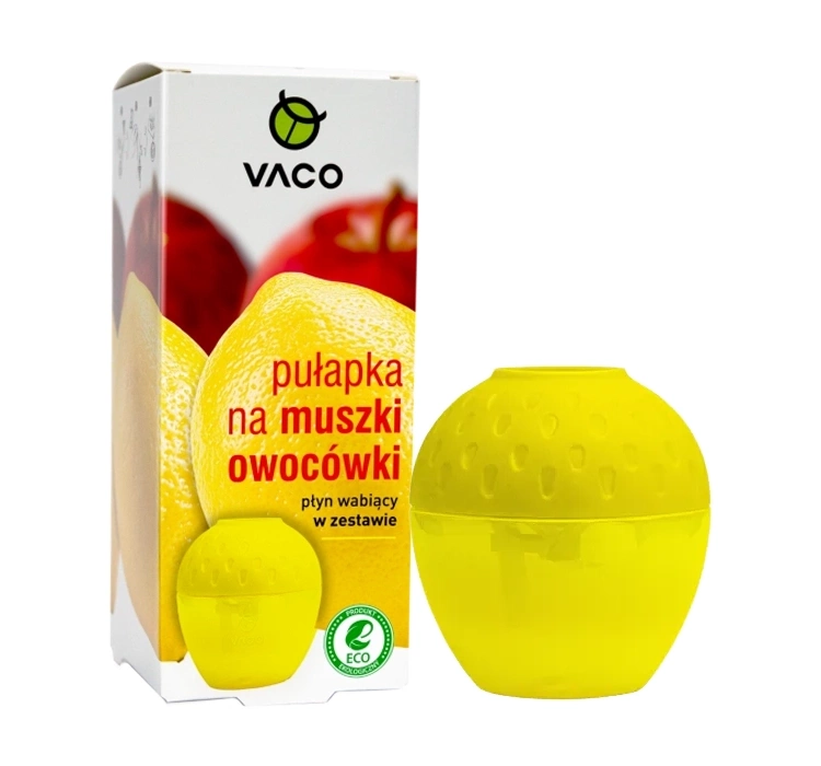 Vaco pułapka na muszki owocówki z płynem wabiącym Cytryna 15ml - eZebra.pl