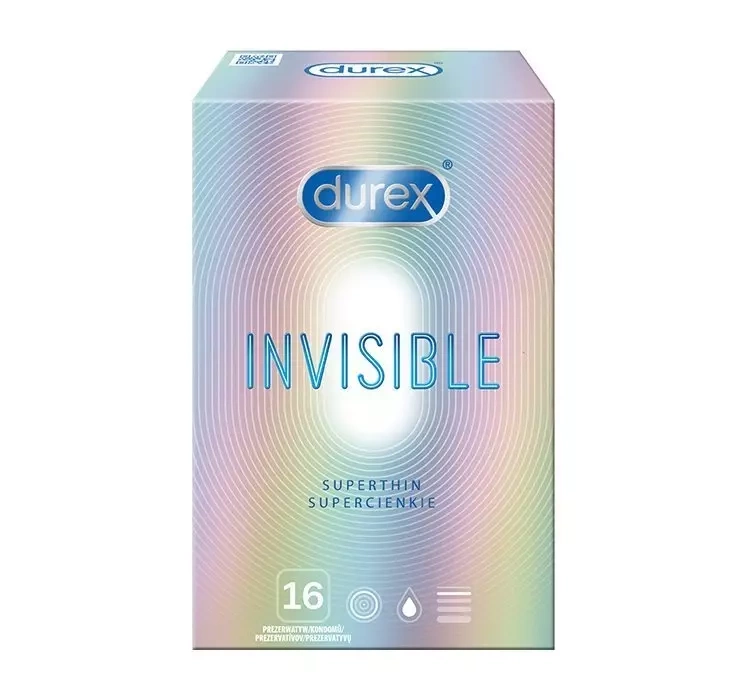 durex invisible super thin prezerwatywy 16 sztuk – ezebra.pl